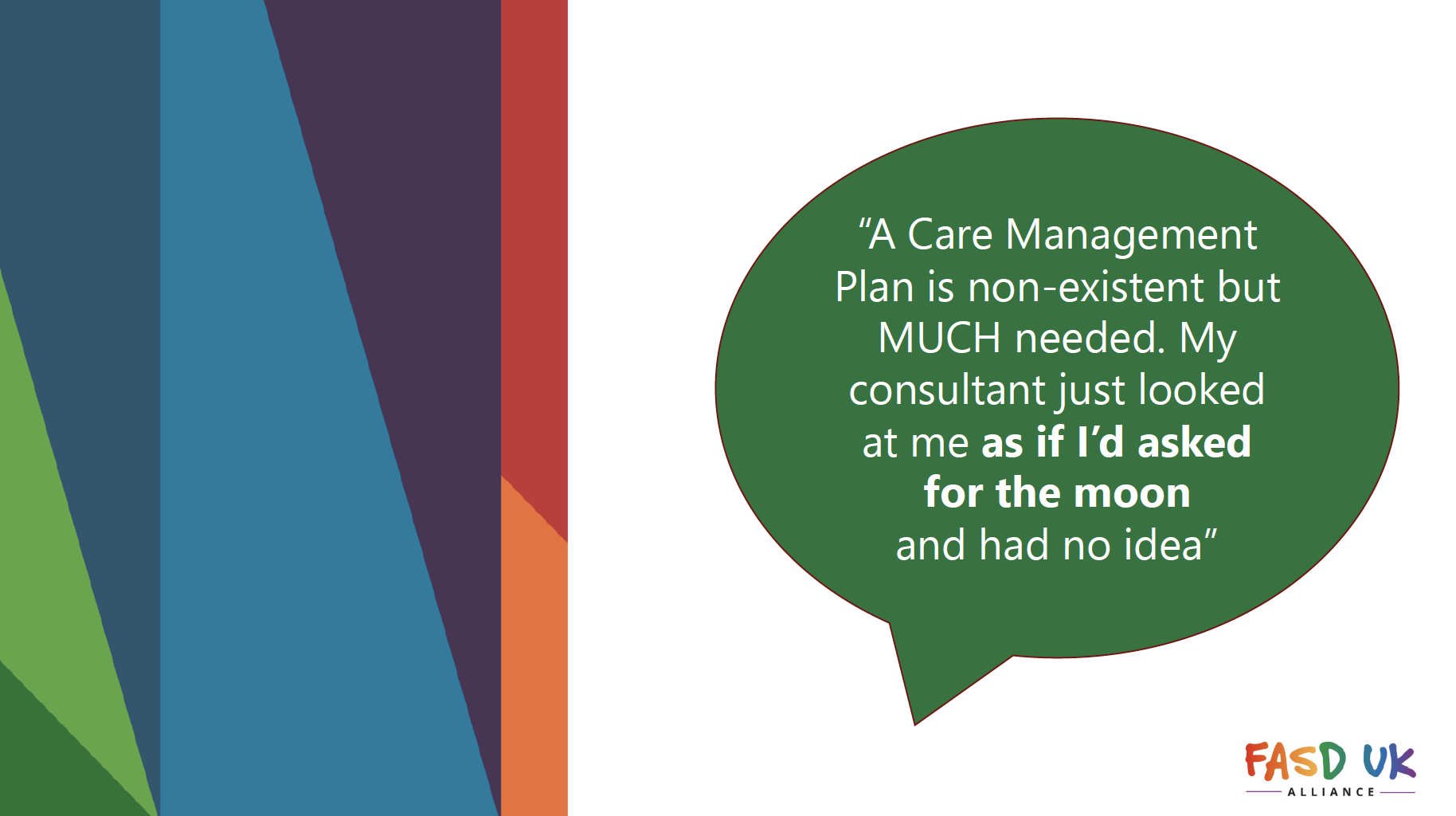 Project on FASD Management Plans – FASD UK Alliance